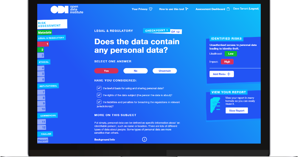 Data Sharing Risk Assessment | The ODI